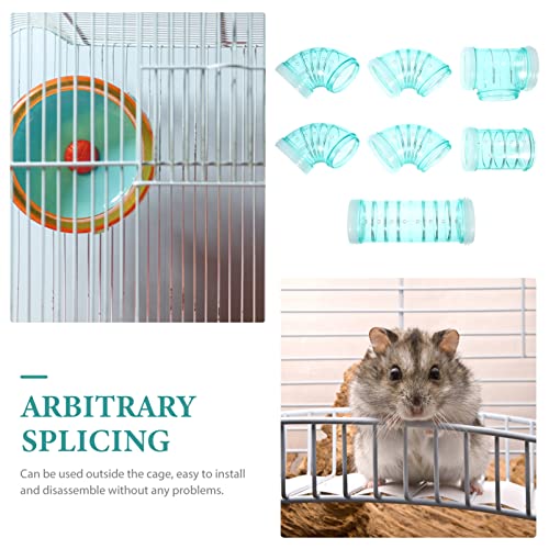 Balacoo 4pcs Hamster Tubes Set, Hamster Cage Tube Hamster Tube Hamster Tubes Set Hamster Tunnels for
