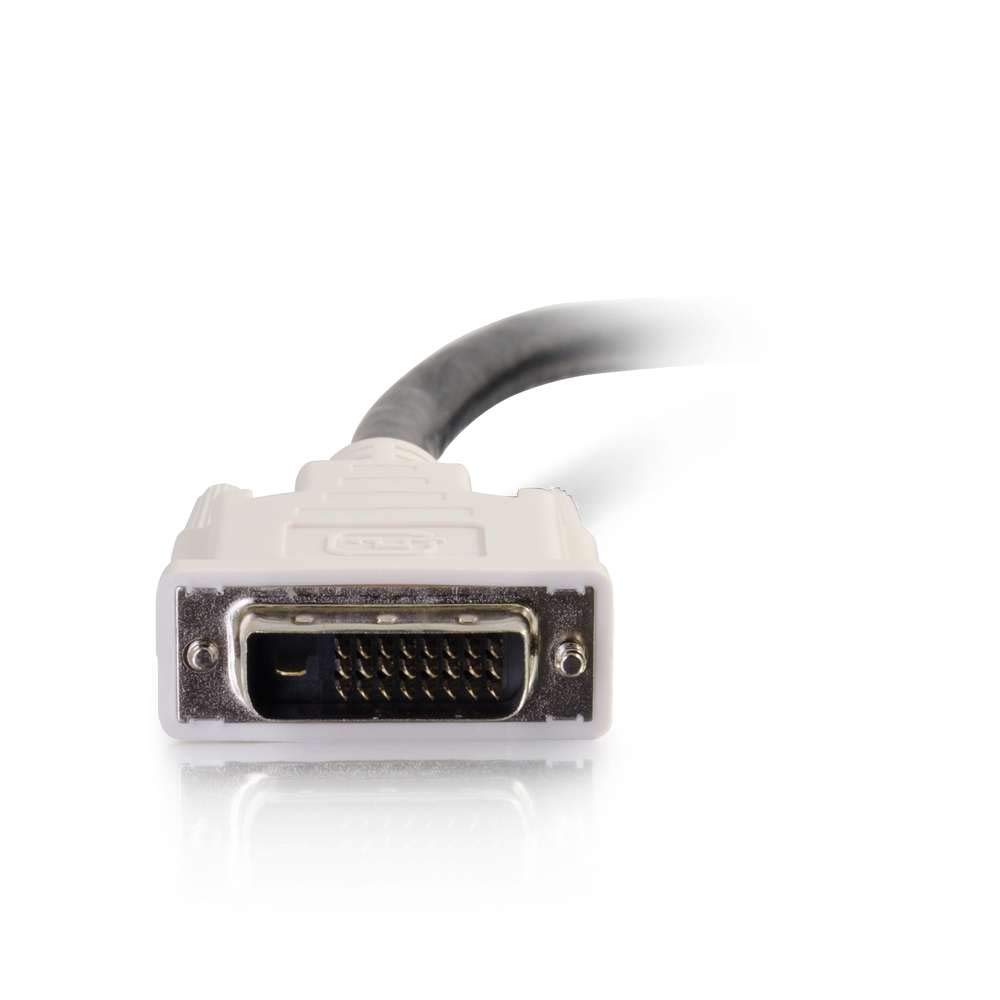 C2G Legrand DVI-D to DVI-D Video Cable, Male to Male Dual Link Digital Video Cable, Black Computer Cable, 2 Meter (6.6 Foot) Monitor Cable, 1 Count, C2G 26911