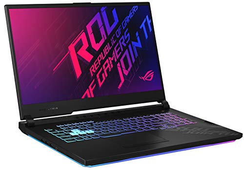 ASUS ROG Strix G17 17.3" Full HD 120Hz Gaming Notebook Computer, Intel Core i7-10750H 2.6GHz, 8GB RAM, 512GB SSD, NVIDIA GeForce GTX 1660 Ti 6GB, Windows 10 Home, Black
