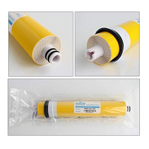 75GPD Reverse Osmosis Membrane Replacement Filter by AQUANOVA EXCEL | Protective Premium PET Packing | Fits Most 2β OD Membrane Housing | Manufactured from LG Sheets | 11.75β X 1.8β | 75GPD