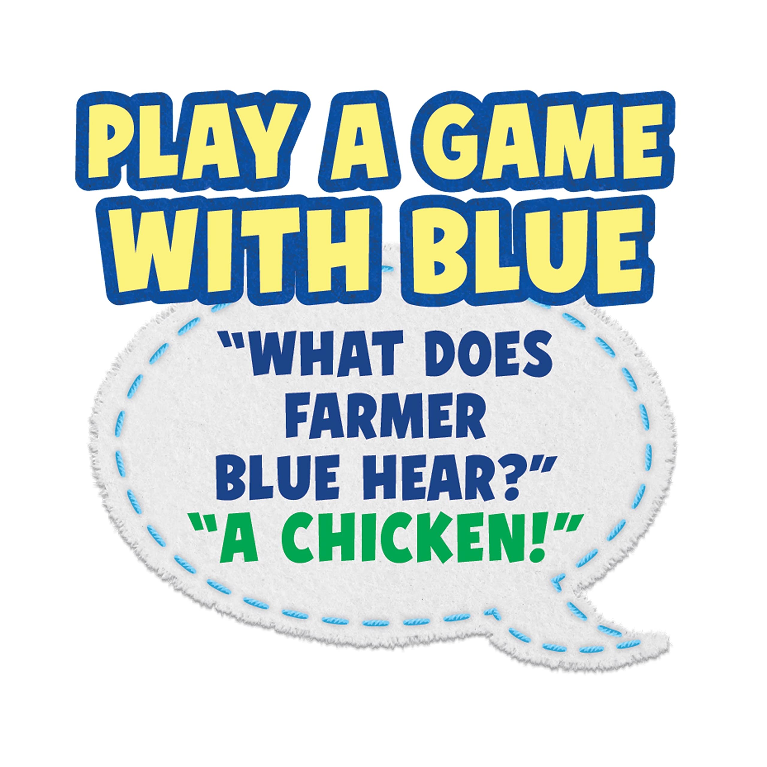 Blue's Clues and You! B-I-N-G-O Blue, 14-inch Interactive Plush Toy with Song and Game Mode, Dog