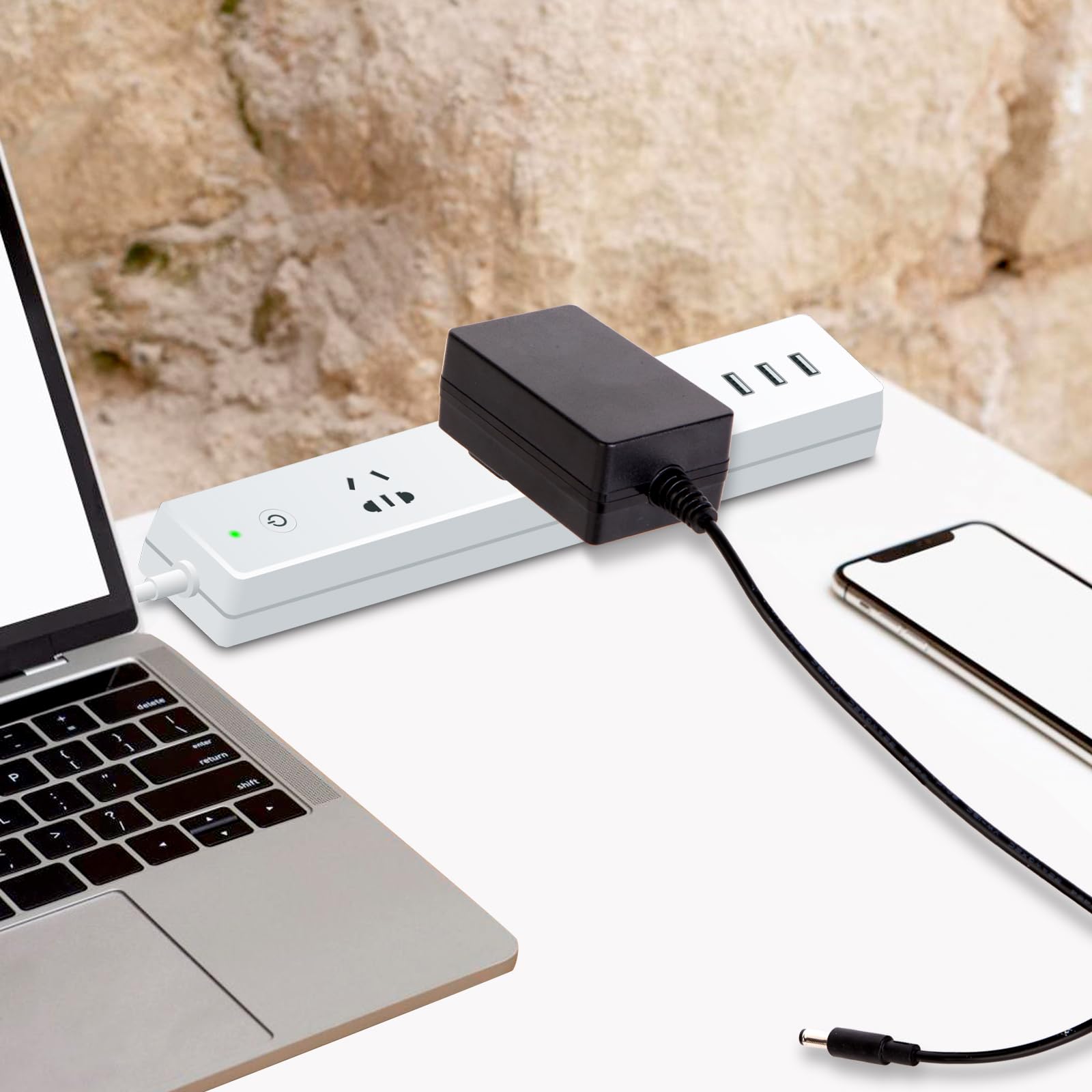 5V 2A 1A AC Adapter Power Supply Charger DC in 5Volt 2 Amps Regulated Switching Power with 8 Interchangeable Jacks