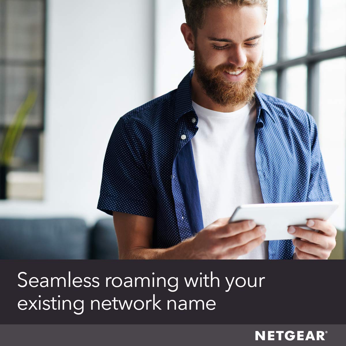 NETGEAR Wi-Fi Mesh Range Extender EX6250 - Coverage up to 2500 sq.ft. and 25 devices with AC1750 Dual Band Wireless Signal Booster & Repeater (up to 1750Mbps speed), plus Mesh Smart Roaming (Renewed)