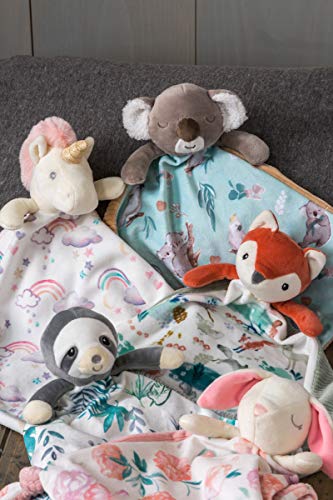 Mary Meyer Little Knottie Lovey Security Blanket, 10 x 10-Inches, Fox