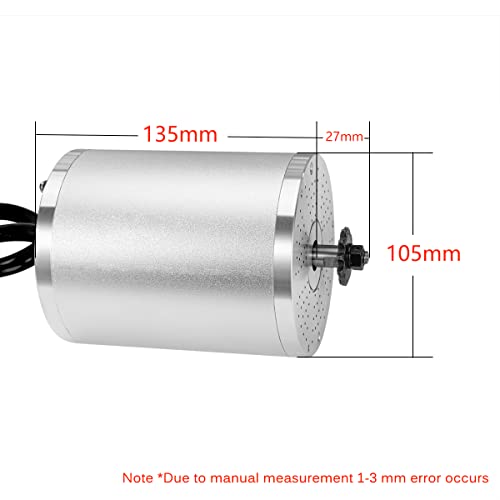 Brushless DC Motor 3000W 72V Electric Motor High Power Brushless Motor Controller 50A Scooter Motor Go Kart Electric Motor Kit