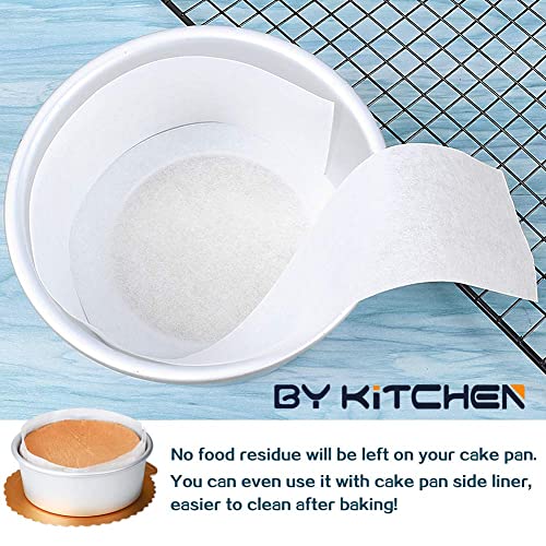 8 Inch Parchment Paper Rounds, Set of 200, Non Stick Baking Parchment Circles, Cake Parchment Rounds for Cake Pan, Springform Pan, Tortilla Press and so on(4.5/5.5/6/7/9/10/12in Available)