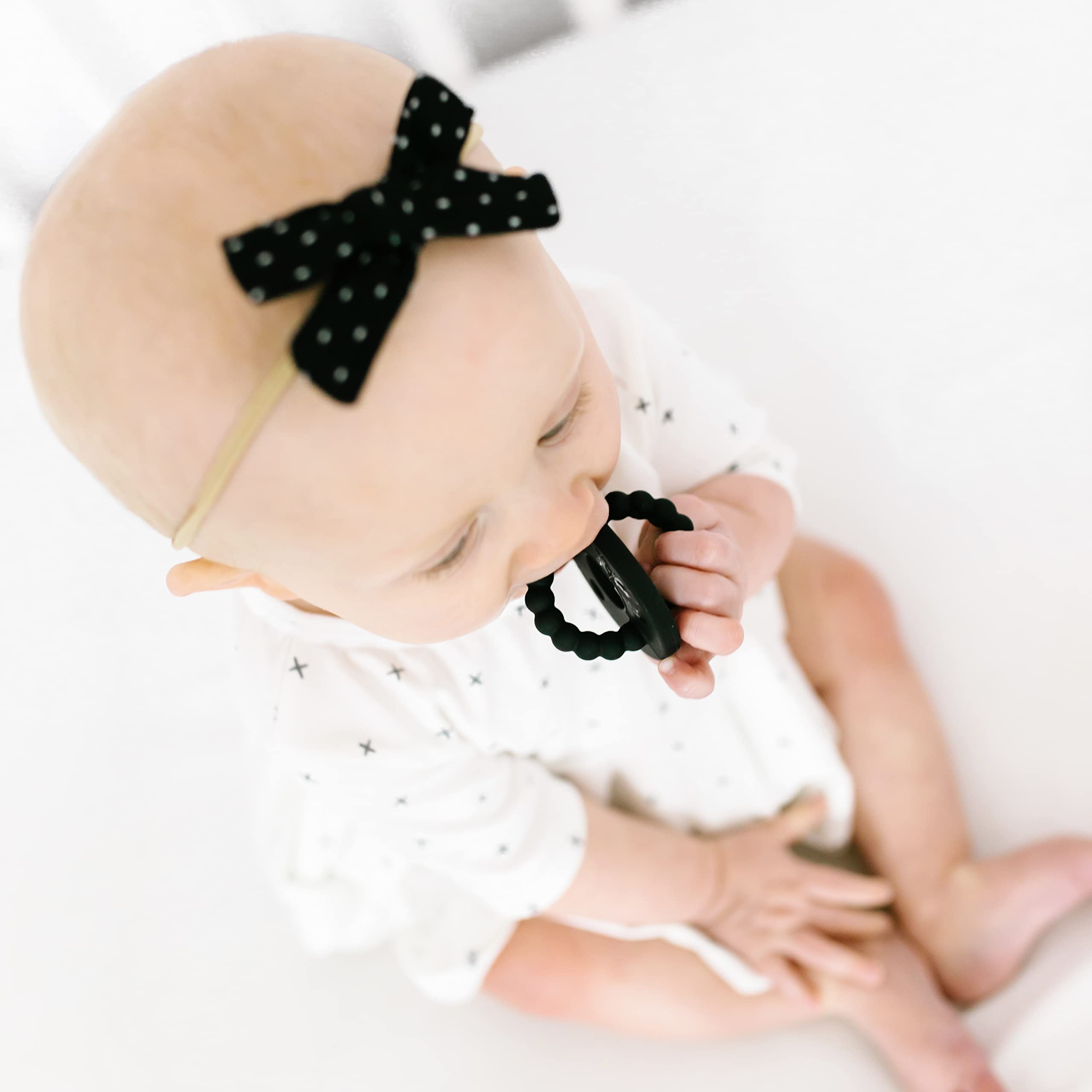 Ryan and Rose Cutie Bit Teether (Black)