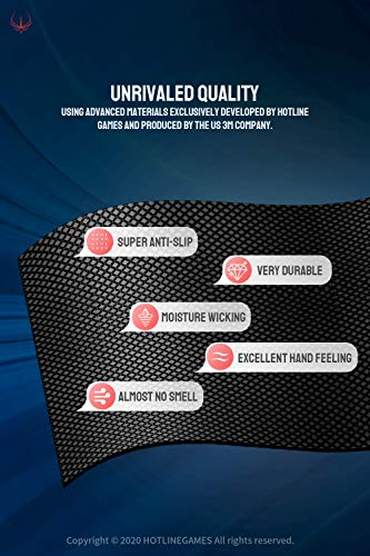HOTLINEGAMES Hotline Games Controller Grip for PS5 Controller Grips Tape Playstation 5 DualSense Controllers Skin (Handle Grips+Buttons+Triggers (20PCS), Black)