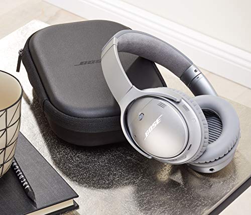 Bose QuietComfort 35 II Noise Cancelling Bluetooth Headphones— Wireless, Over Ear Headphones with Built in Microphone and Alexa Voice Control, Silver