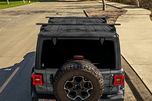 Antidote Outdoors Cross Bars Roof Rail Racks Fit for Jeep Wrangler JK JL Gladiator JT 2007-2023 Crossbars