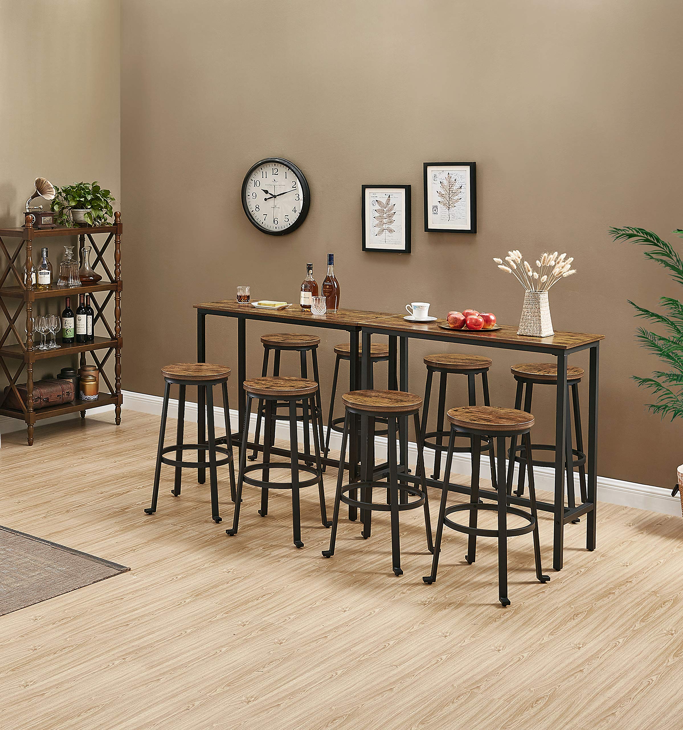 Ball & Cast HSA-2206 Bar Table, Rustic Brown