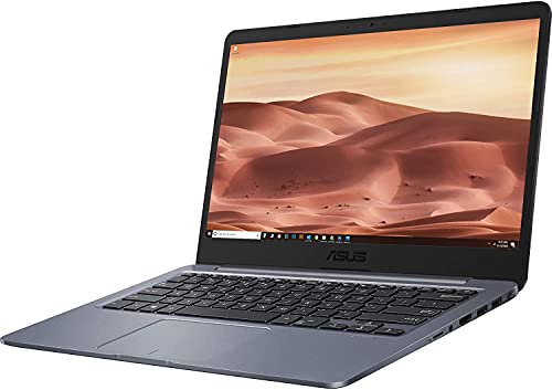 ASUS VivoBook E14 Thin and Light Laptop I 14″ HD Display I Intel Celeron N3350 I 4GB RAM 64GB eMMC I Intel HD Graphics 500 I HDMI Office 365 (1-Year) Win10 Pro + 32GB MicroSD Card