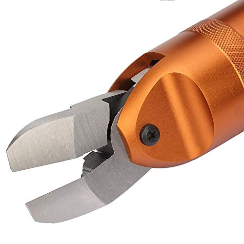 Air Scissors Pneumatic Nipper, 10mm/6.5mm Wire Diagonal Crimping Pliers HS30 Air Scissors Pneumatic Nipper Tool Cutting Pliers for Cutting The Plastic, Iron, Copper, Stainless Steel