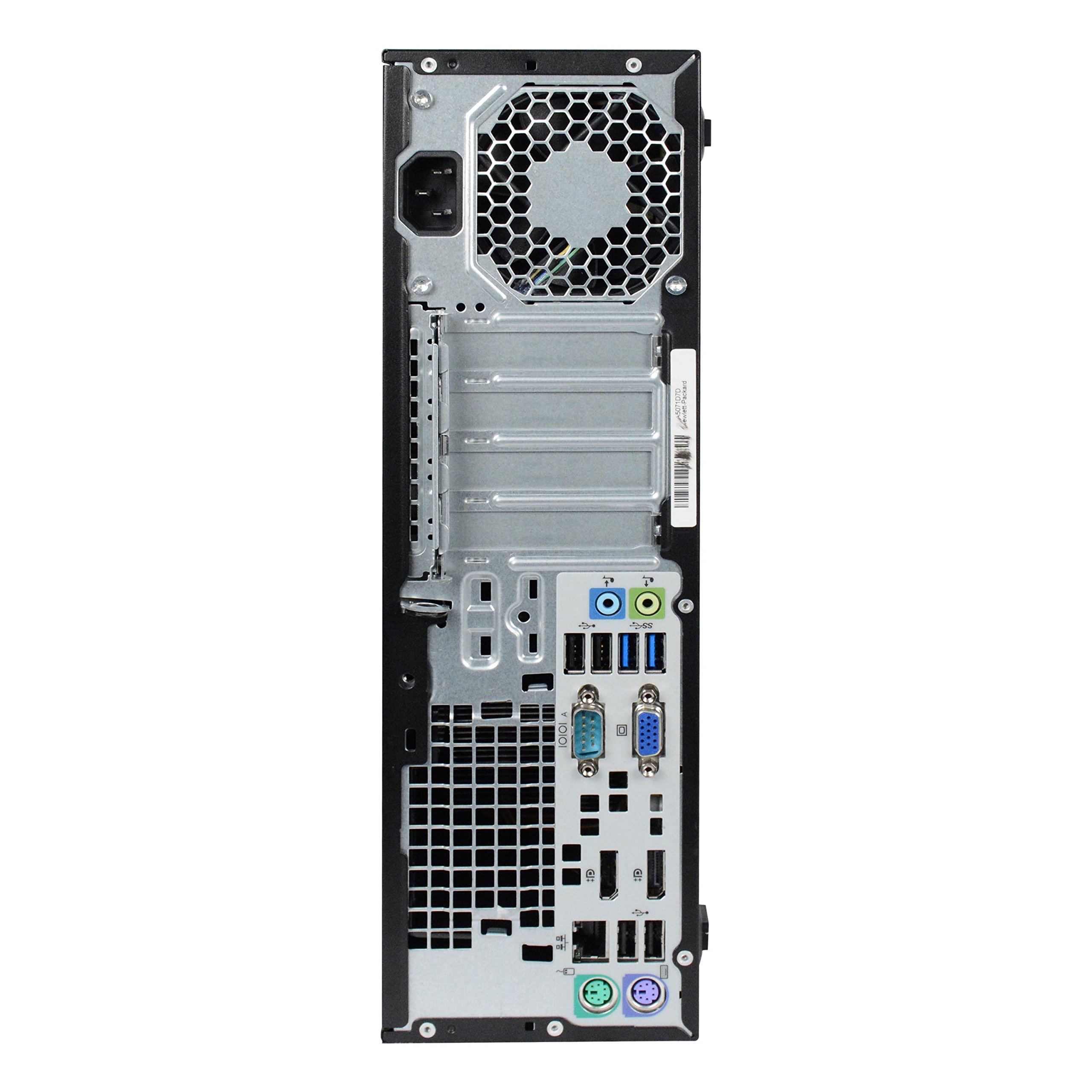 HP ProDesk 600 G1 SFF, Core I5-4570 up to 3.6G,16G DDR3, 120G SSD+3T,USB 3.0, DVD,WiFi,VGA,DP Port,HDMI,BT 4.0,+1G Graphics,W10P64(Certified Refurbished)-Support-English/Spanish