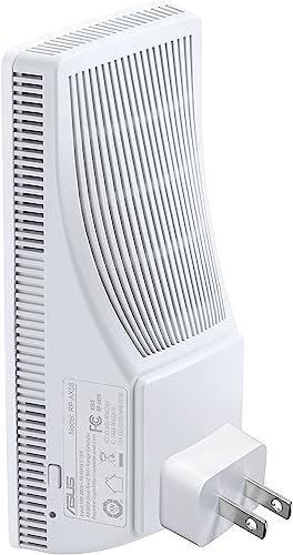 ASUS RP-AX58 AX3000 Dual Band WiFi 6 (802.11ax) Range Extender, AiMesh Extender for Seamless mesh WiFi; Works with Any WiFi Router (White)