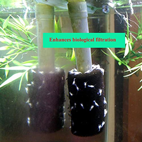 Qzbhct Pre Filter Sponge Foam Roll Accessories for Fluval Edge Aquarium Fish Tank (12 Pack)