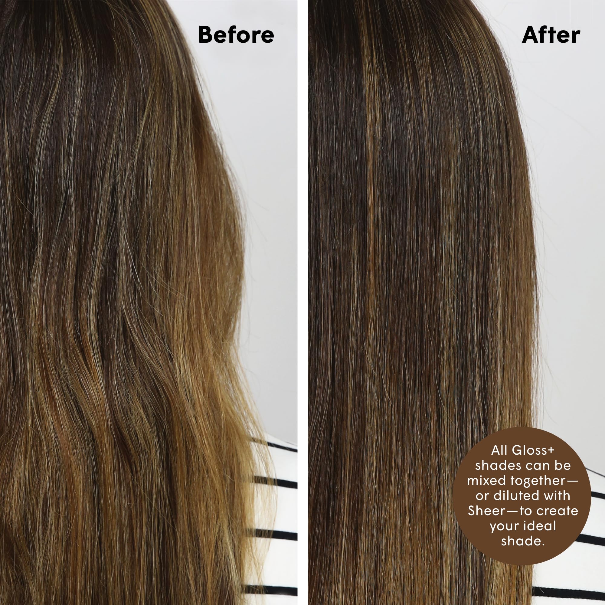 dpHUE Gloss+, Light Brown - 6.5 oz (8-12 Applications) - Semi-Permanent Hair Color & Conditioner - Lasts Up to Eight Washes - Paraben, SLS & SLES Sulfate Free - Vegan, Leaping Bunny Certified