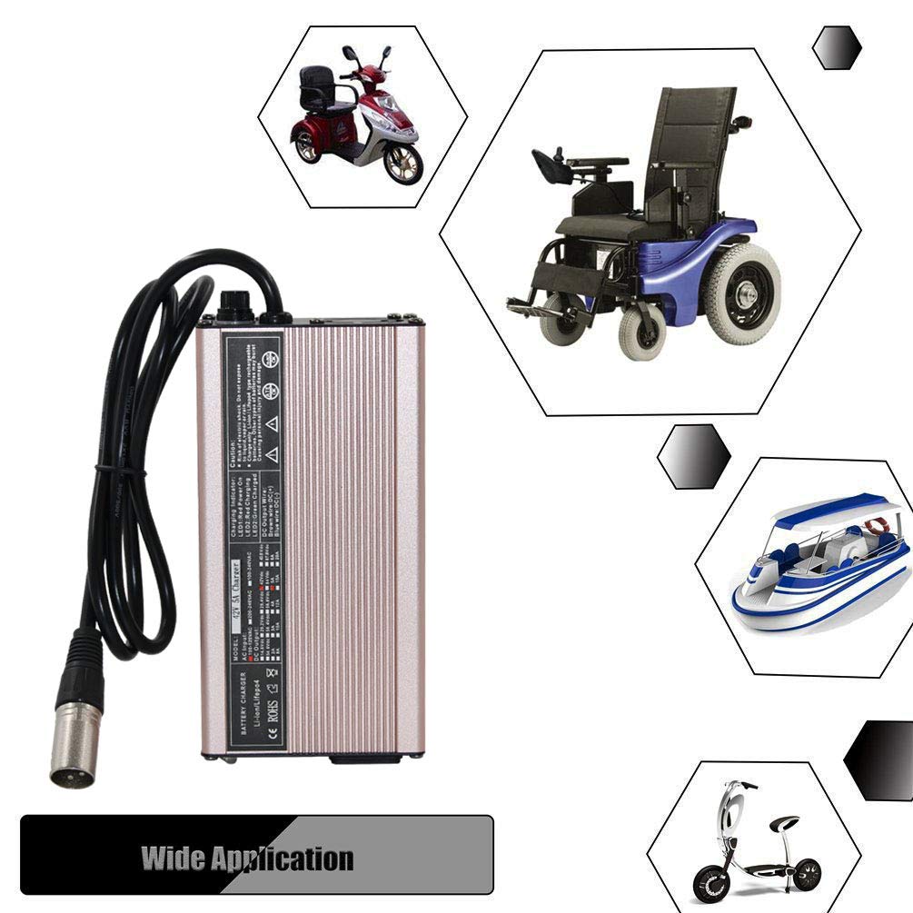 YALANCHA 42 V 5A Motorcycle Lithium Ion Battery Charger Bicycle AC-DC 36 V 5A Electric Tool Bicycle Switch