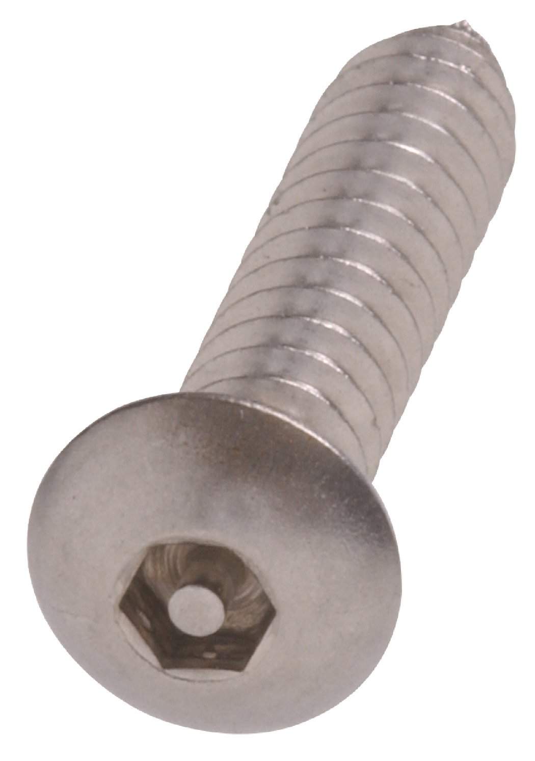 The Hillman Group 45782 14-Inch x 3/4-Inch Button Head Hex Drive Sheet Metal Security Screw, Stainless Steel