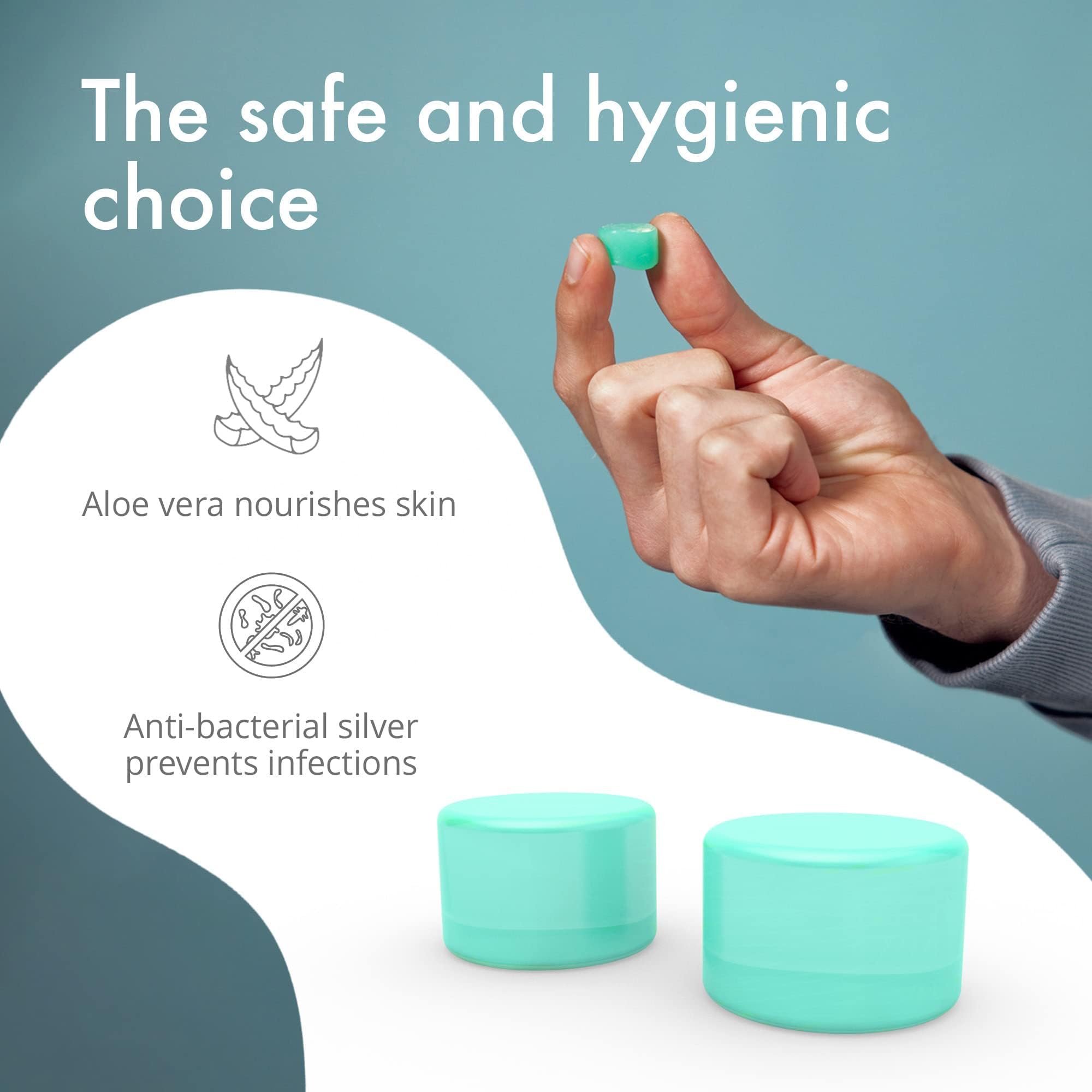 Alpine SoftSilicone Moldable Silicone Putty Ear Plugs - Noise Reducing Earplugs for Sleeping, Swimming, & Concentrating - Comfortable Snoring Solution - 28dB - 12 Pack