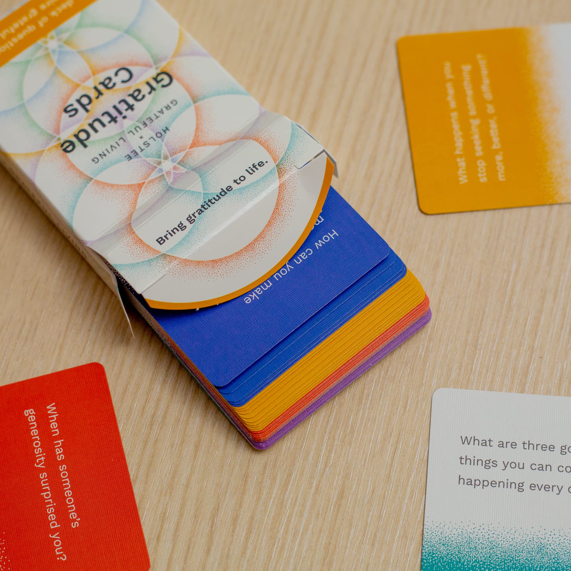 Holstee Gratitude Cards | A deck of questions to inspire grateful living