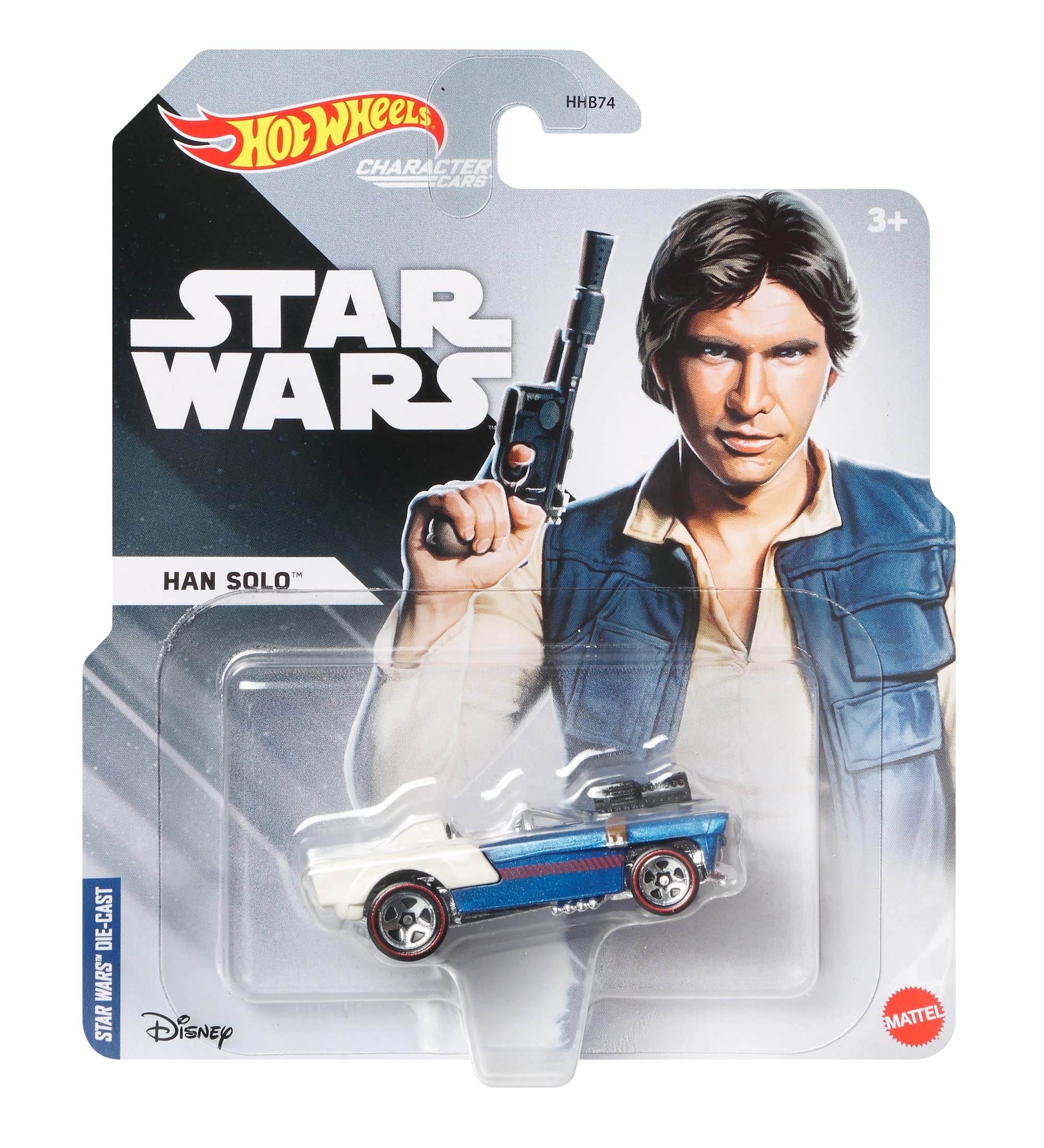 Star Wars Hot Wheels Character Cars Han Solo Diecast Car