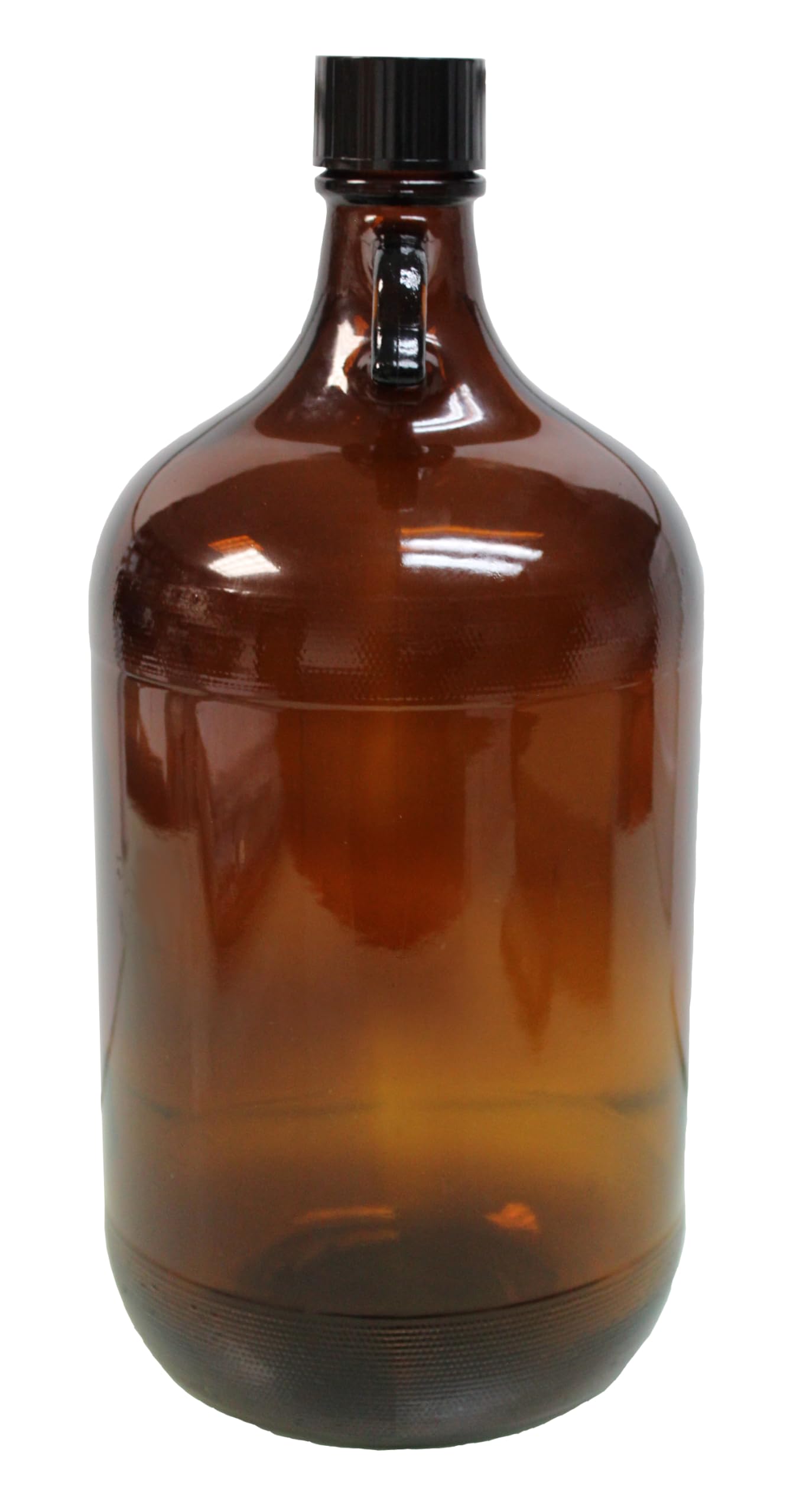 Environmental Express APC2800 Glass Jug, Level 3, Amber, 4 L, Safe-Coat; 6/CS