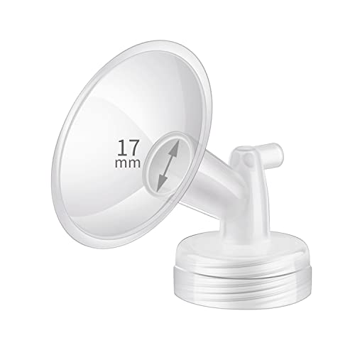 Begical 17mm 1 pc Flanges Compatible with Spectra S2 S1 9 Plus/Motif Luna/Amada MYA Breastpumps Replacement to Spectra Pump Parts/Flange. Compatible with Spectra S2 Parts and Spectra Accessories