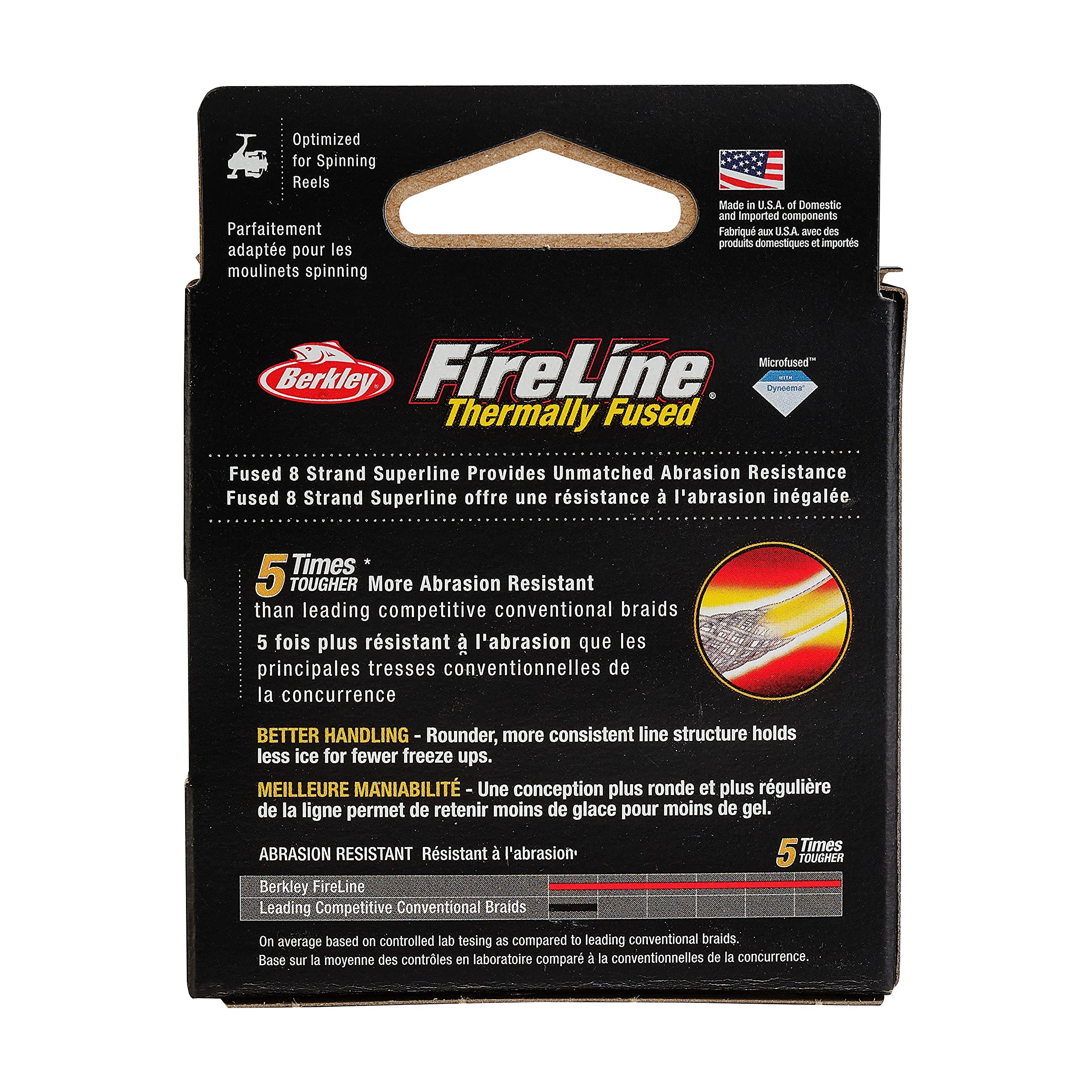 Berkley FireLine® Superline, Flame Green, 8lb | 3.6kg, 50yd | 45m Fishing Line, Suitable for Freshwater Environments