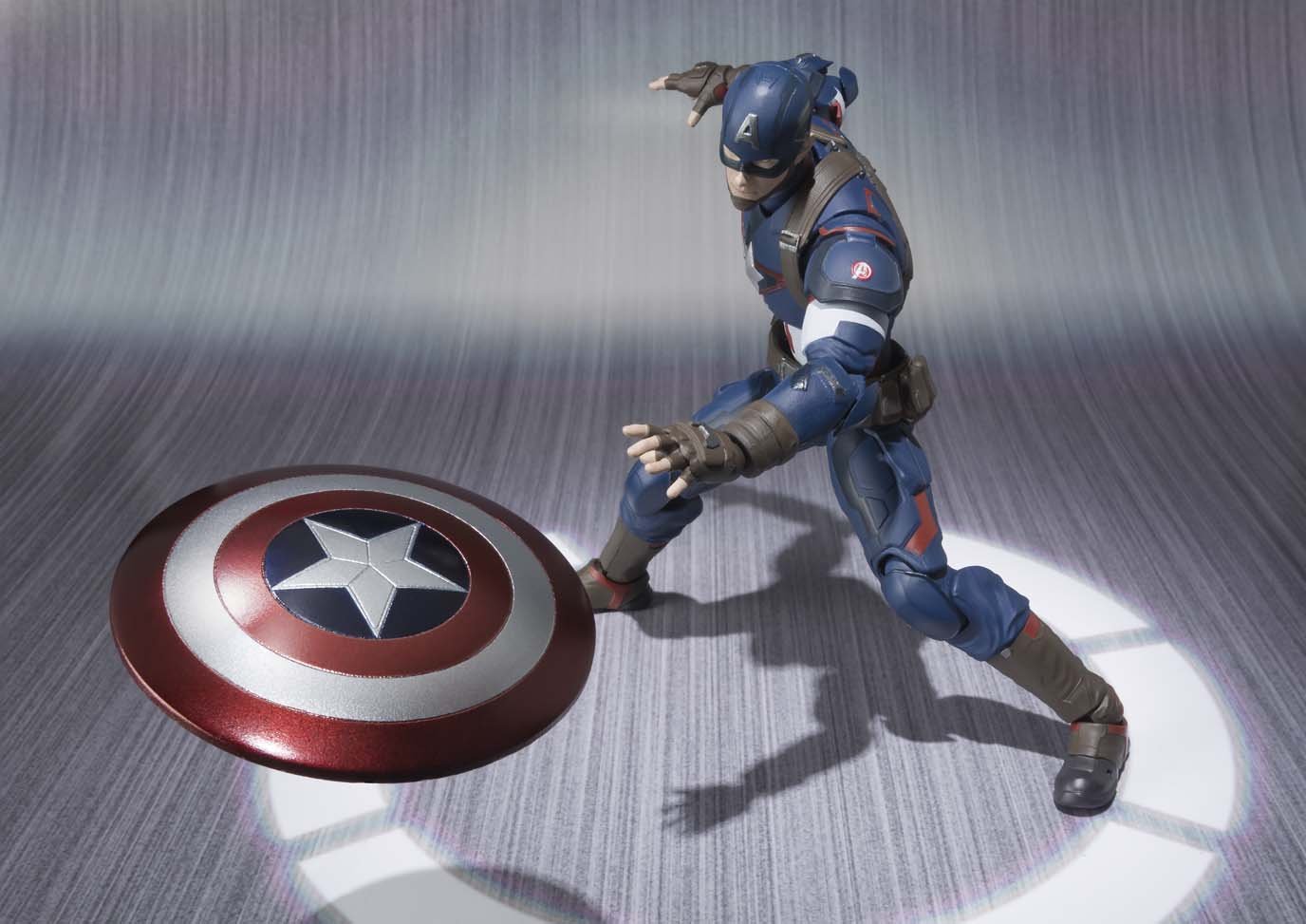 Bandaï SH Figuarts Avengers Captain America About 155mm ABS u0026 PVC Painted Action Figure