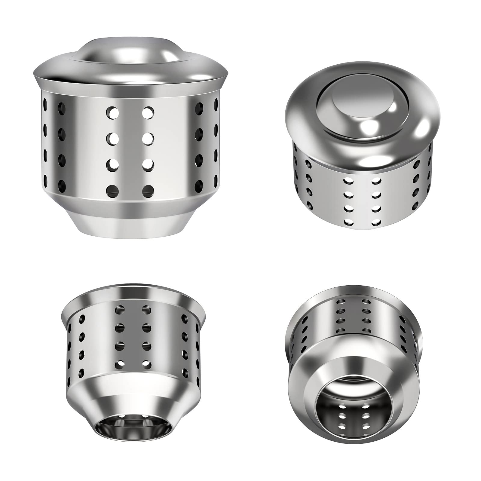 ADBZEN Moka Pot Stovetop Espresso Coffee Maker Accessories Anti-Splash Valve Stainless Steel
