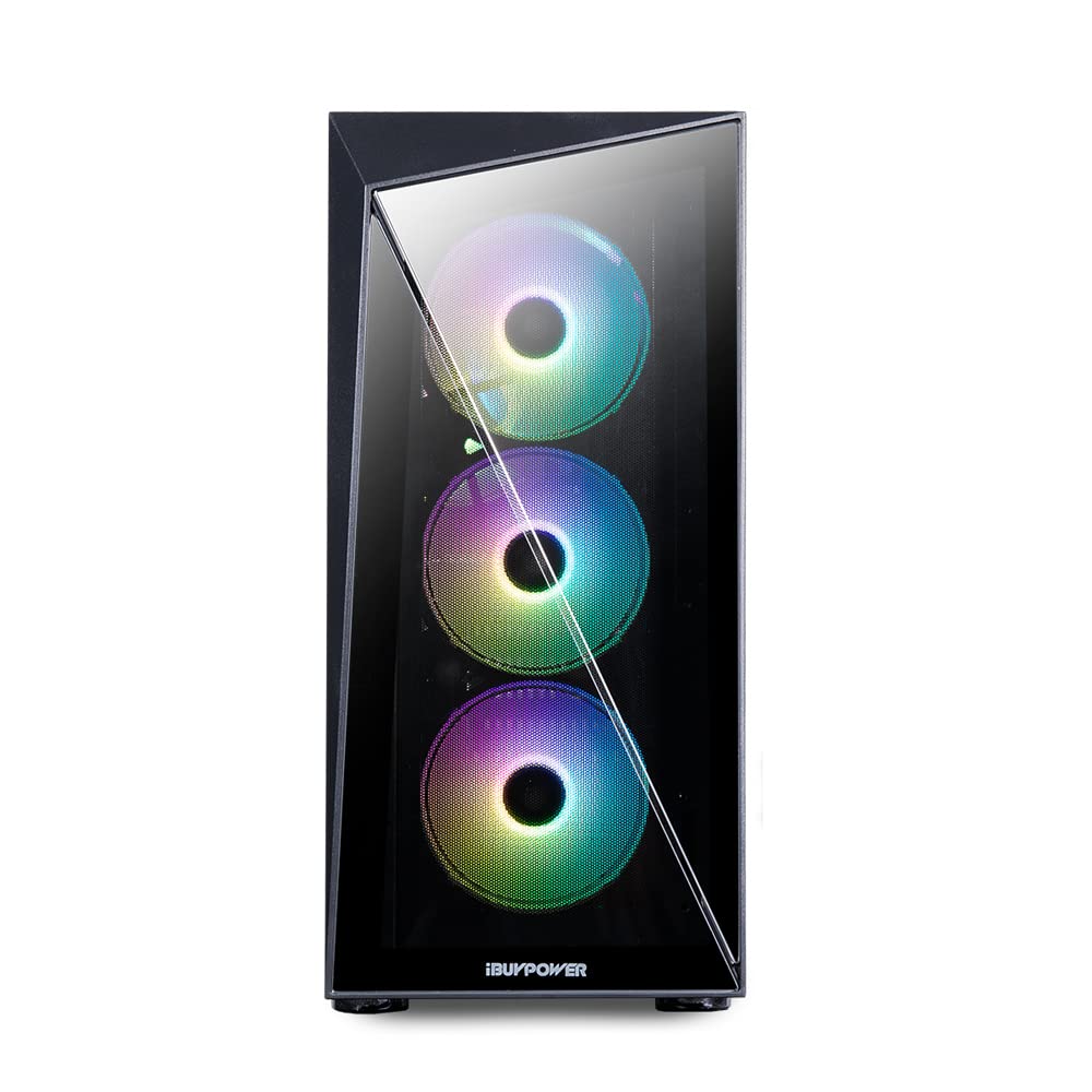 iBUYPOWER 221i Prebuilt Gaming PC - Nvidia RTX 2060 6GB, Intel i7-11700F, 16GB DDR4 Bundle with Deco Gear 25" Gaming Monitor, Gaming Mouse Pad, Gaming Microphone and 1 YR CPS Protection Pack