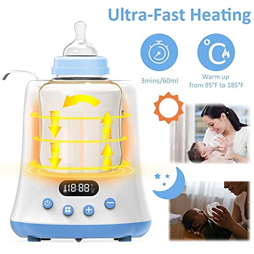 Bottle Warmer Heater Breastmilk Formula:Precise Temperature Control & BPA Free Universal Baby Water Bottle Breast Milk Warm The First Years