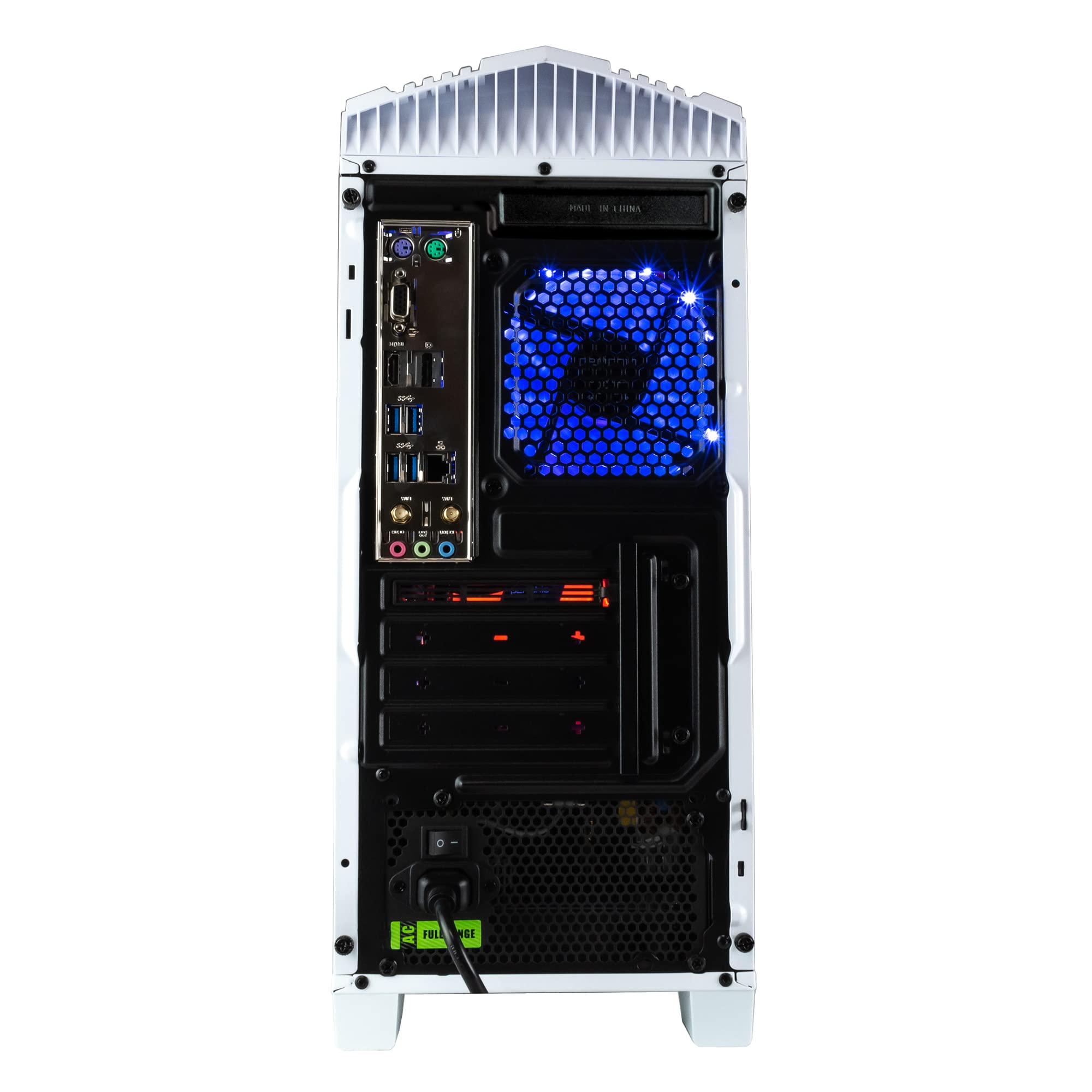 Periphio Warp Gaming PC Computer | AMD Athlon 3000G | Radeon Vega 3 iGPU (2GB) | 500GB SSD (Solid State) | 16GB DDR4 RAM | HD 1080p Gaming | Windows 10 Home Gaming Desktop