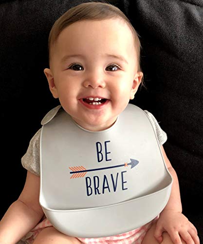 Hudson Baby Unisex Baby Silicone Bibs, Fox, One Size