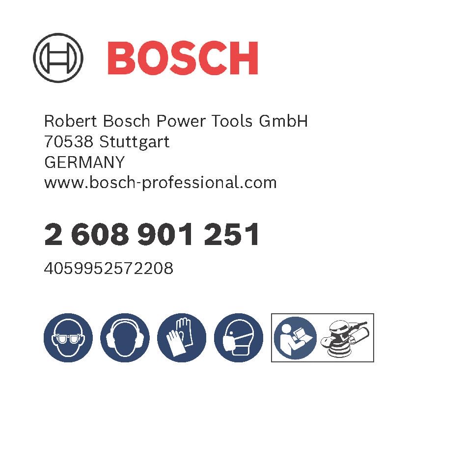 Bosch Professional Expert N880 Fleece Discs (for Steel Sheets, Ø 150 mm, Grit 320, Very Fine, Accessories Random Orbital Sander)