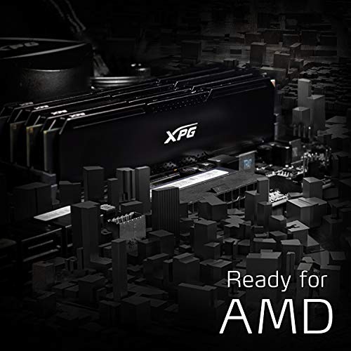 XPG GAMMIX D20 DDR4 3200MHz 16GB (2x8GB) PC4-25600 SDRAM 288-Pins UDIMM Desktop Memory Kit Black (AX4U32008G16A-DCBK20)
