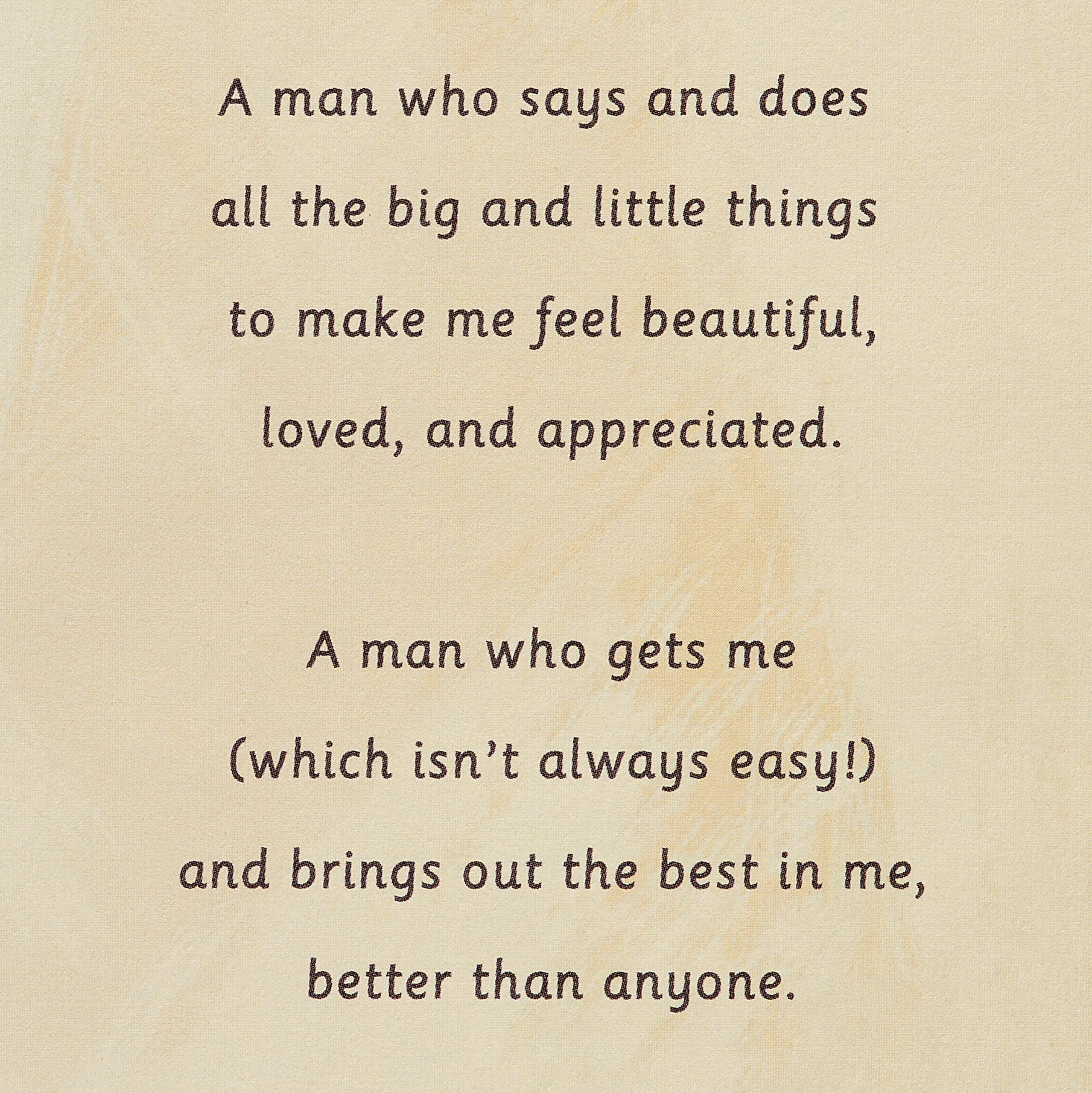 American Greetings Anniversary Card for Him (The Best In Me)