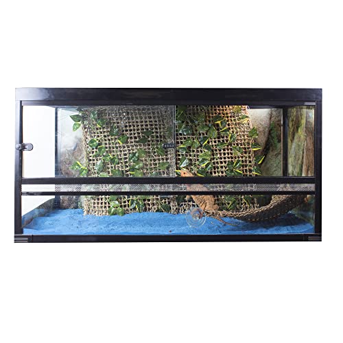 PENN-PLAX Reptology Lizard Lounger Vine Backdrop β 100% Natural Seagrass Fiber β Great for Bearded Dragons, Anoles, Geckos, and Other Reptiles
