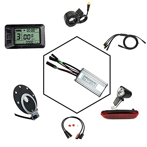 500W 48V Ebike Waterproof Conversion kit 27.5inch(650B) Brushless Geared Hub Motor Front Wheel Rim with Kunteng LCD7 USB Display