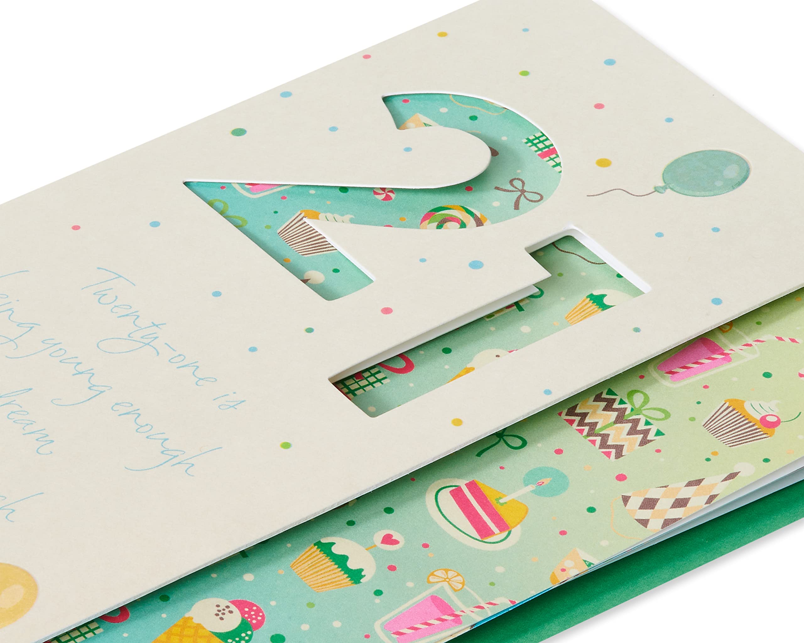 American Greetings 21st Birthday Card (Being Young)