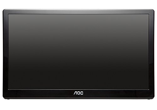 AOC E1659FWU 16IN TFT LCD USB Powered Monitor 8MS 16:9 500:1 Contrast 1366X768 (Renewed)