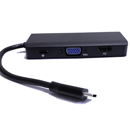 XUNMAIFHB Portable Docking Station,9-in-1 Type-c Docking Station to 4K HDMI+VGA+2USB3.0+Audio+PD+SD/TF+RJ45 Multi-Function hub Fast Transmission
