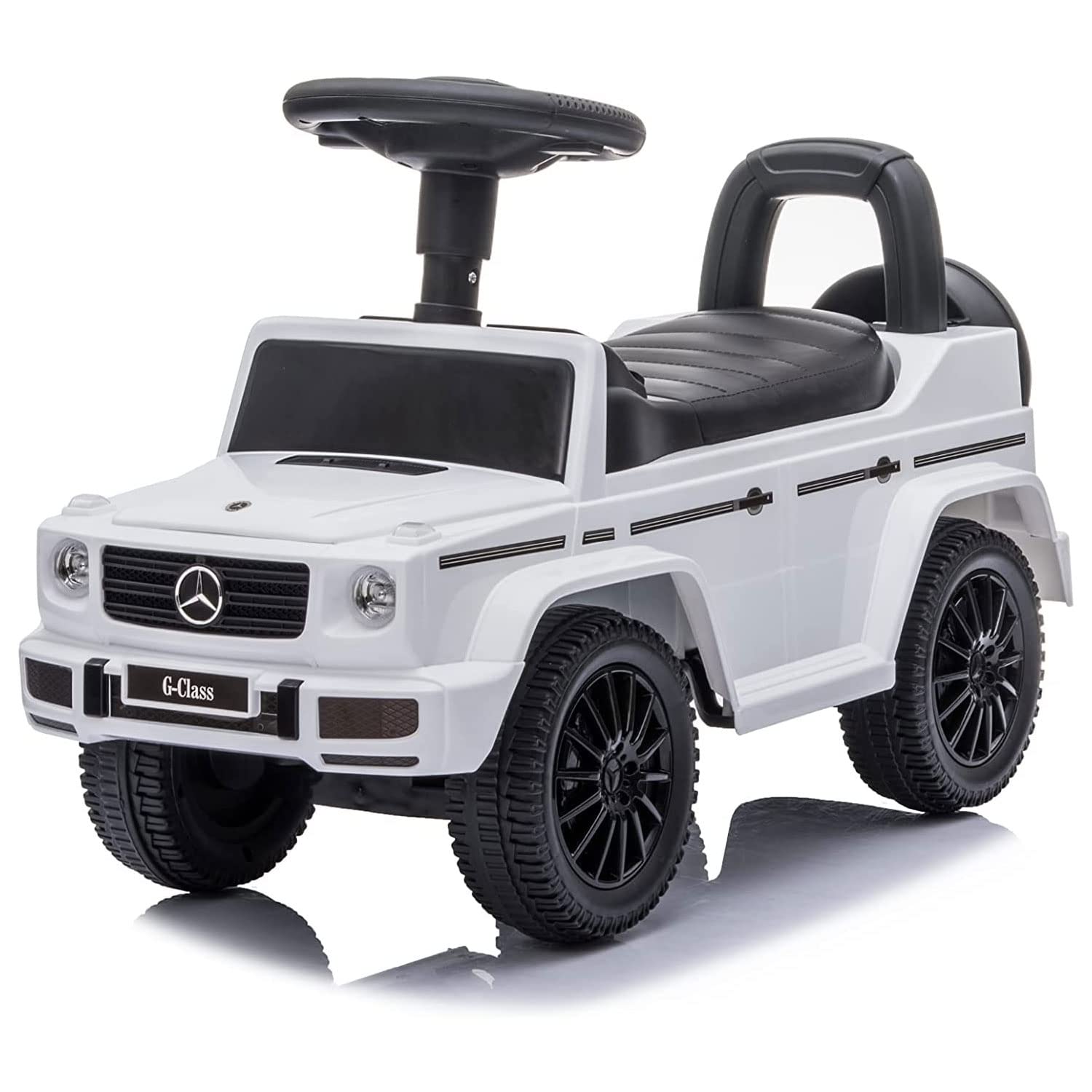 Best Ride On Cars Mercedes G-Wagon Push Car, White, Large