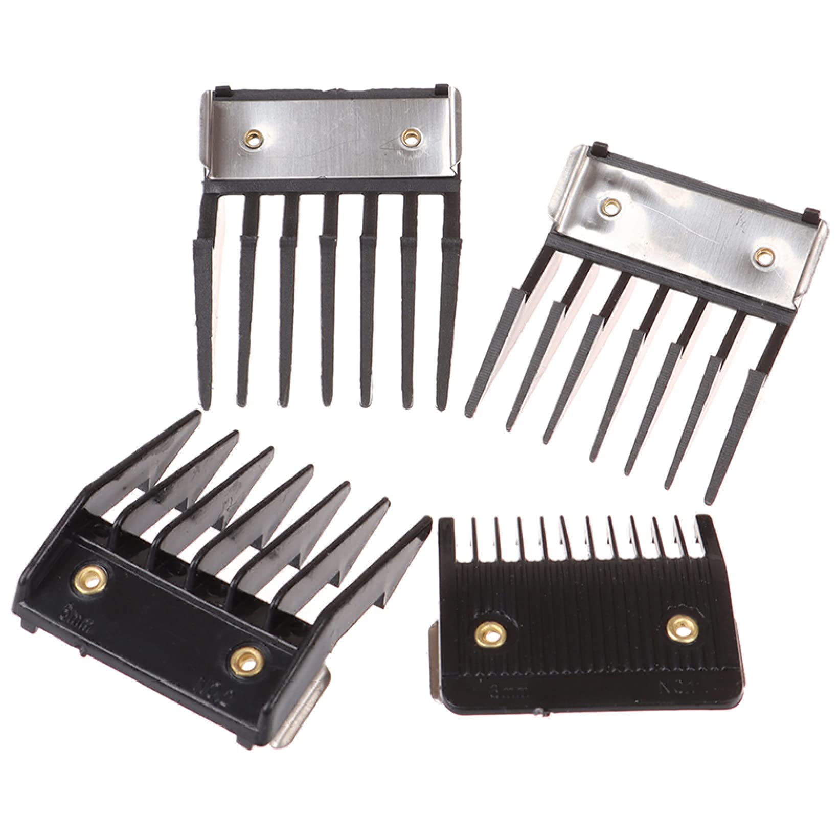 4 Pcs Universal Cut Clipper Limit Comb Guide Attachment Great for Professional Stylists and Barbers
