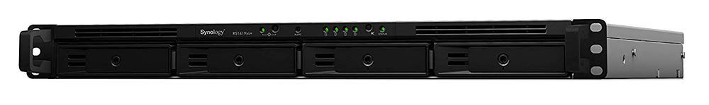 Synology RackStation RS1619xs+ iSCSI NAS Server with Intel Xeon 2.2GHz CPU, 64GB Memory, 4TB SSD and 24TB HDD, Rail Kit, DSM Operating System