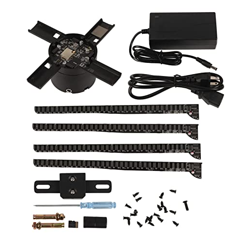 3D Hologram Fan, 8GB Memory Card Holographic Advertising Display 968 LED HD 100β240V for Business for Store (US Plug)