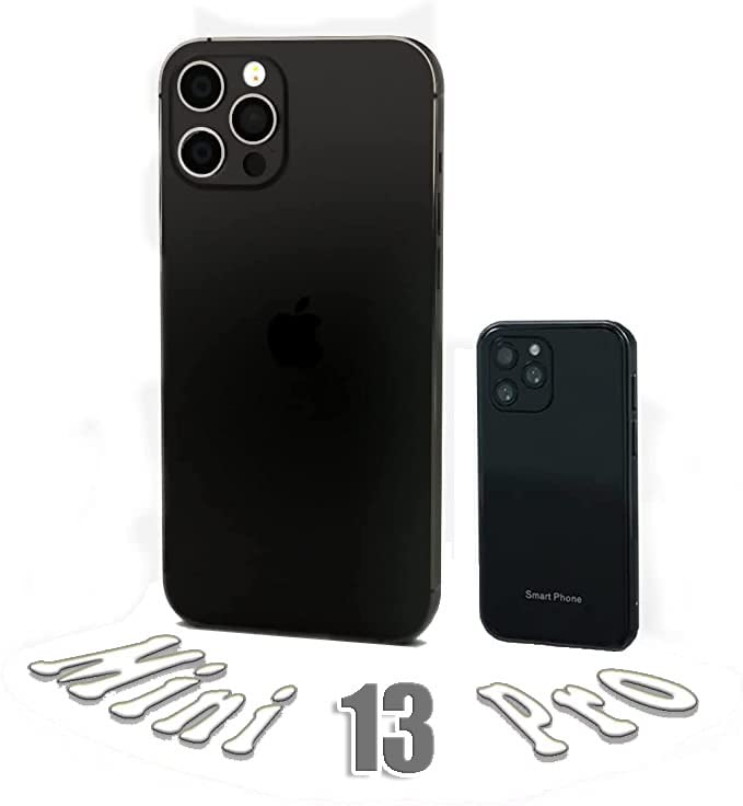 iLight Mini Smartphone 13 Pro World's Smallest 13 Pro 4G LTE Android Mobile Phone Super Small Tiny 3" Touch Screen 13+ Design Global Unlocked Great for Kids 2GB /16GB Tiny iPhone 13 Pro Max Look Alike