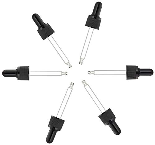 ZLXO NOVELTIES Glass Dropper Set | Droppers for Essential Oils 15ml Oil Dropper | Eye Droppers for Essential Oils 15 ml
