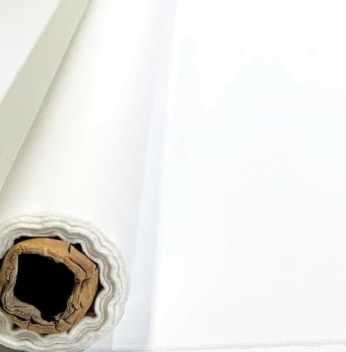 58" Wide White 100% Cotton Fabric, Lawn Apparel Dress Fabric by The Yard | #B5RK